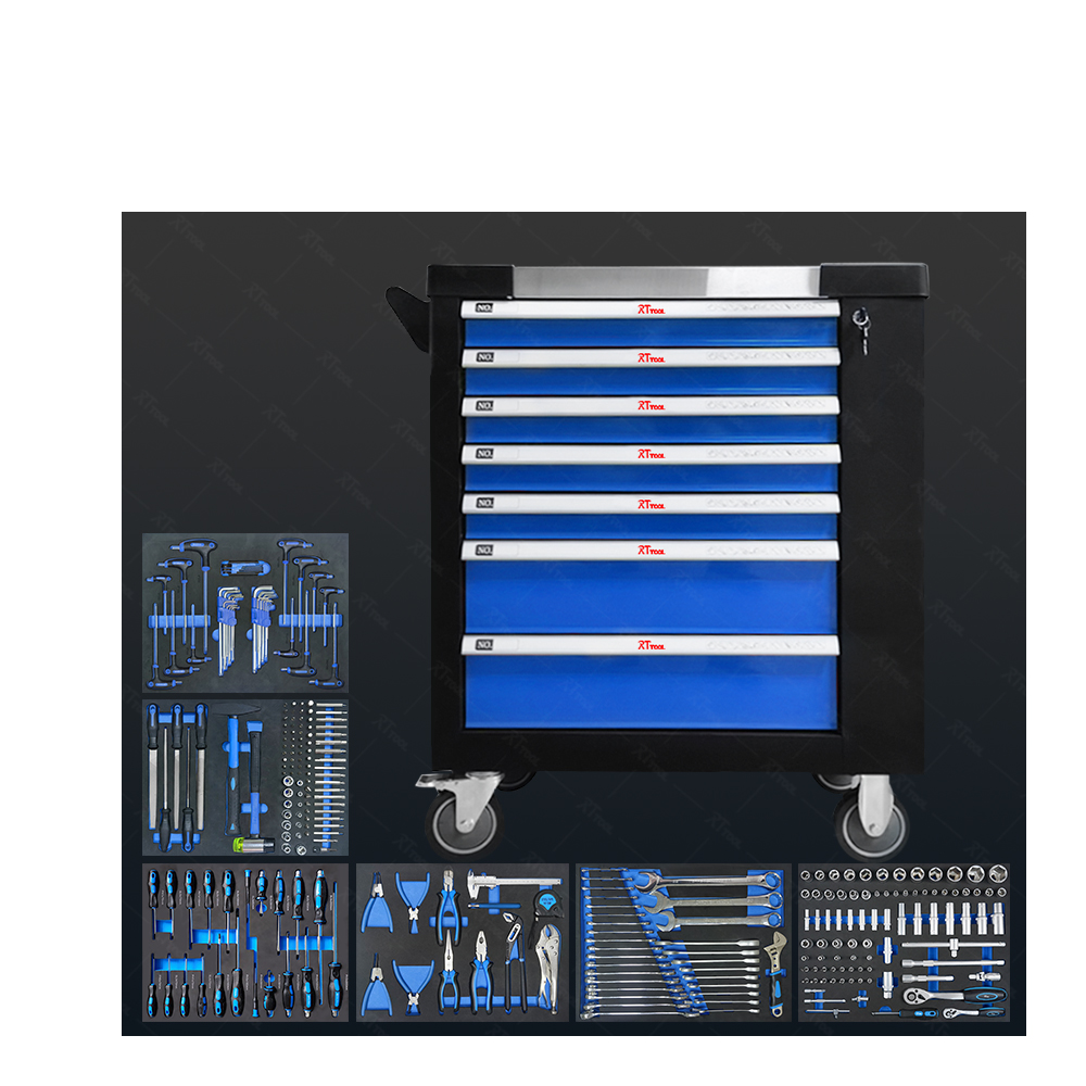 RT TOOL 268A Hot Tool Cabinet 7 Drawer Professional Metal Tool Box ...