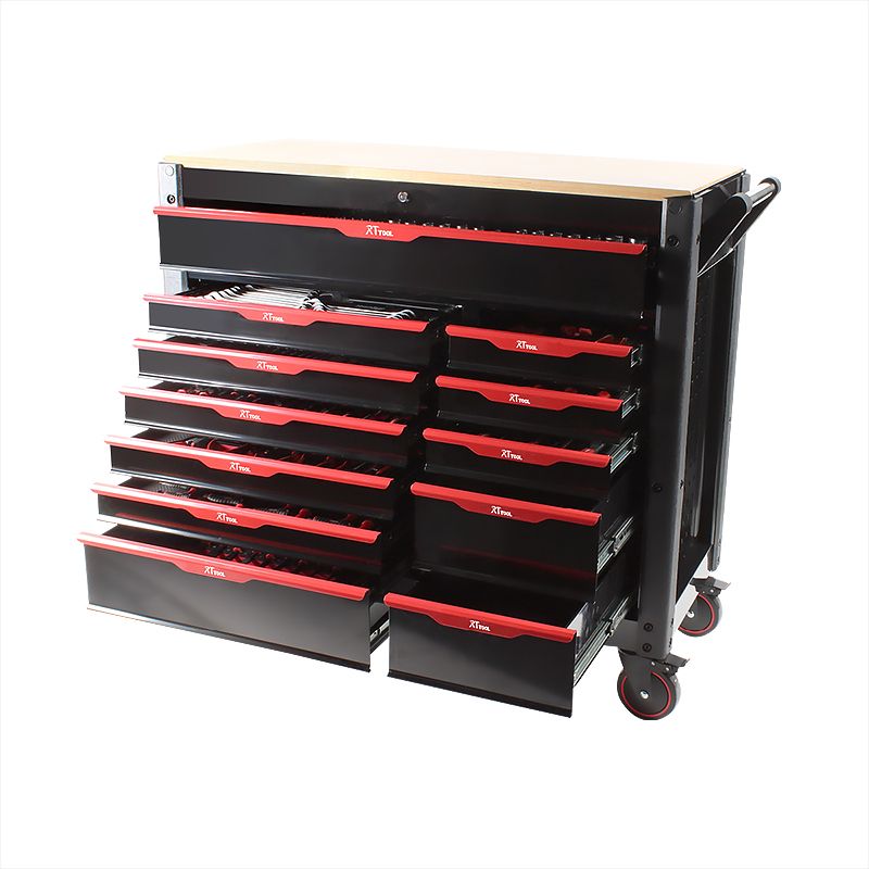 RTTOOL 359pcs tool trolley with metal steel storage workbench tool box ...